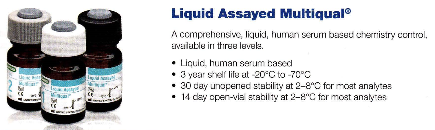 Serum Chemistry Controls