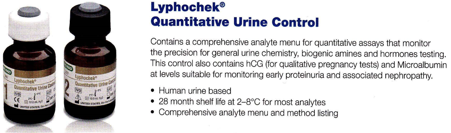 Urine Chemistry Controls
